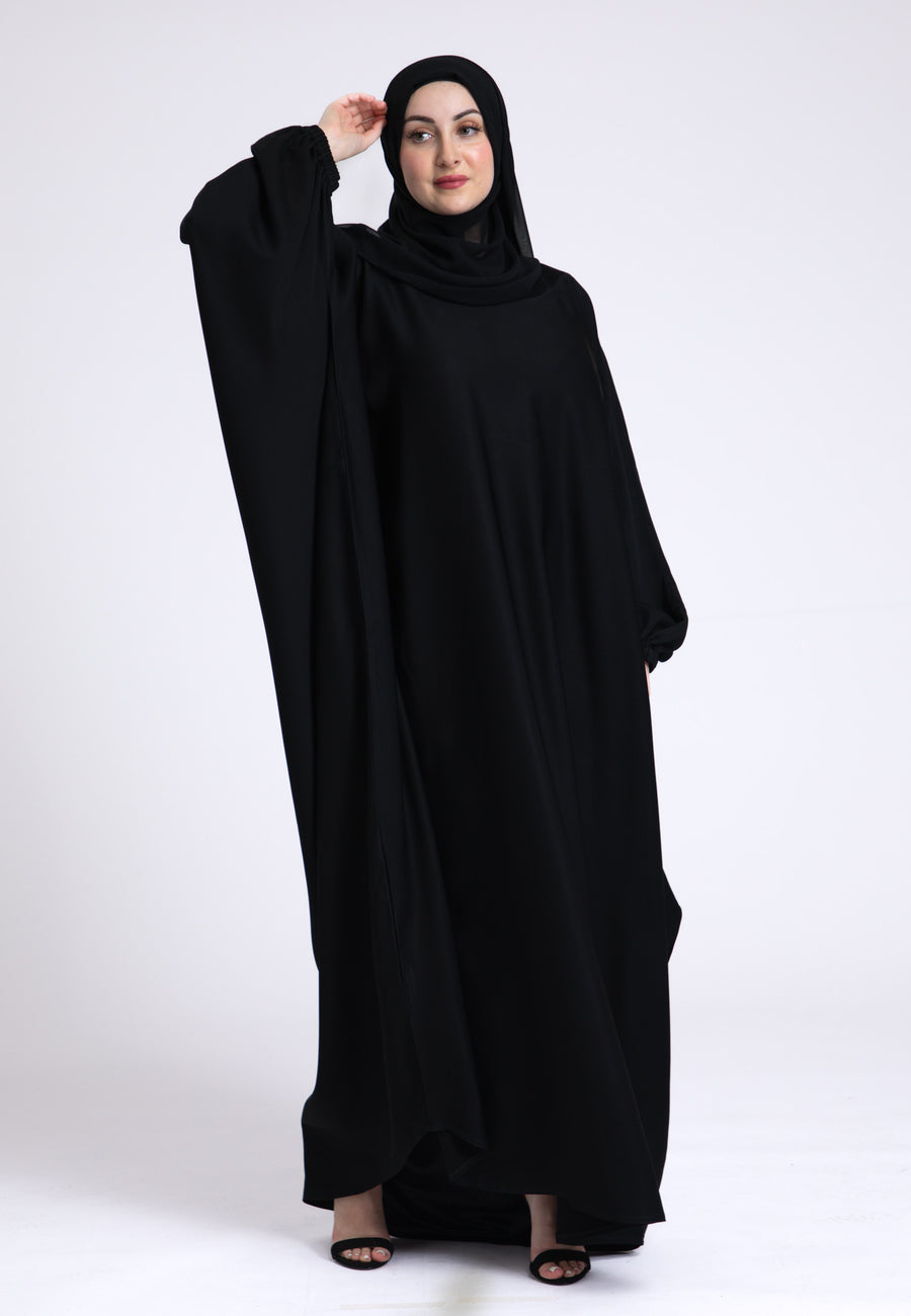Farasha Abayas UK | Butterfly & Batwing Cut Designs | Hayah Al-Muslimah