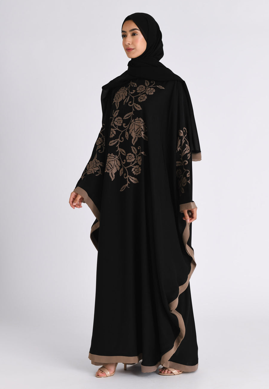 Farasha Abayas UK | Butterfly & Batwing Cut Designs | Hayah Al-Muslimah