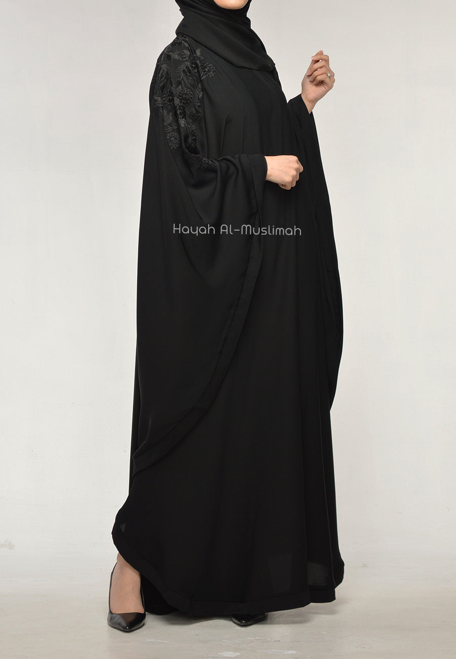 Farasha Abayas UK | Butterfly & Batwing Cut Designs | Hayah Al-Muslimah